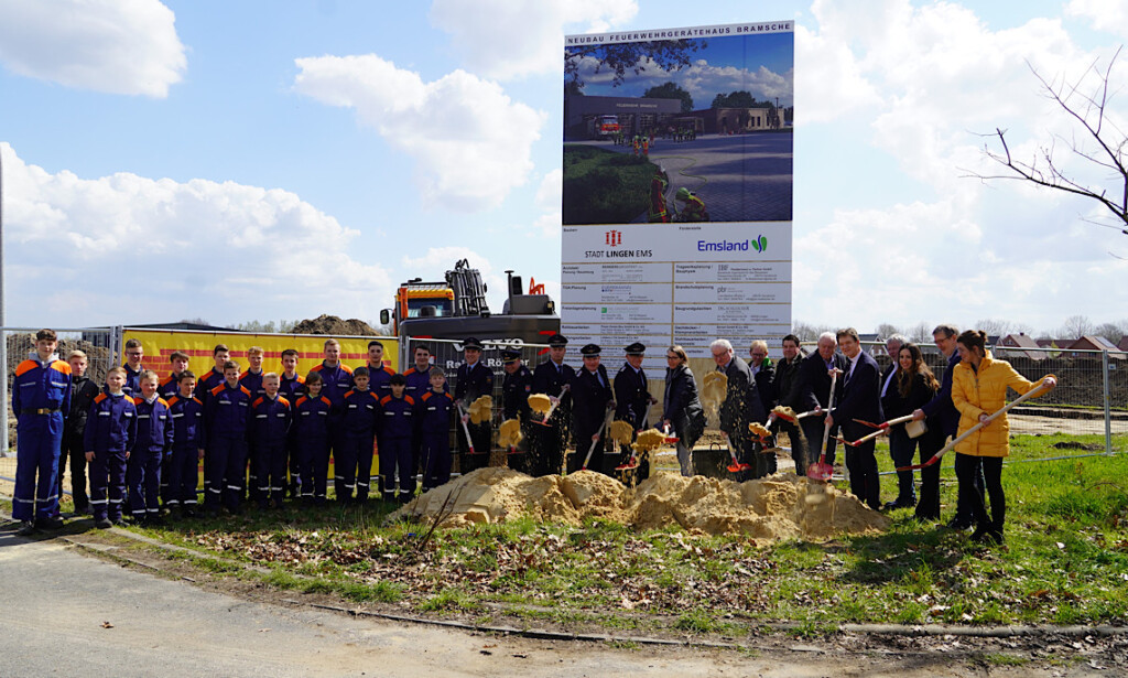 Lingen - Spatenstich für neues Feuerwehrgerätehaus in Bramsche - Was los in